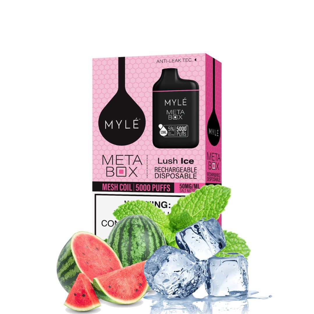 Mylé Meta Box Lush Ice 5000Puff 5% – Mylé Maroc